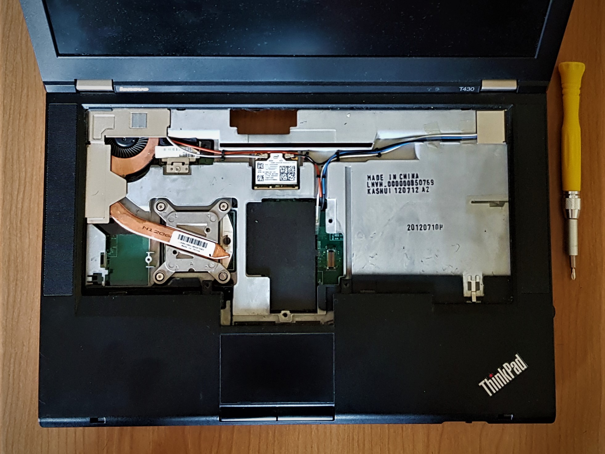 Lenovo T430 Heatsink-Fan swap | techlogist.net