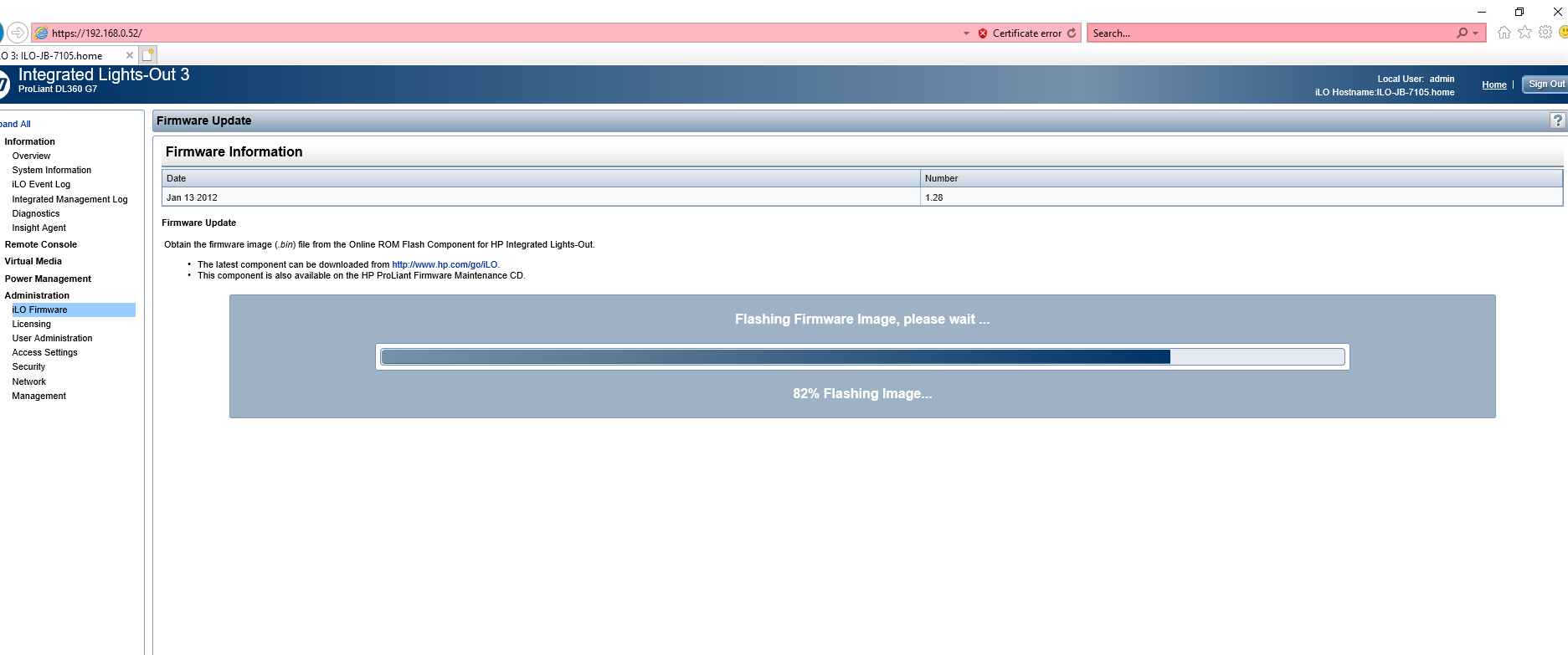 Configure and update HP iLO 3 | techlogist.net